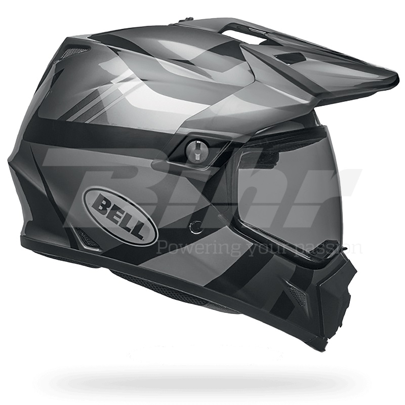 BELL MX-9 Adventure Mips Helmet Matte/Gloss Blackout - www.mc-hjelmer.no