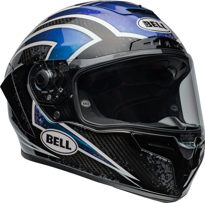 Bell Race Star Flex DLX Xenon Gloss Orion/Black - www.mc-hjelmer.no