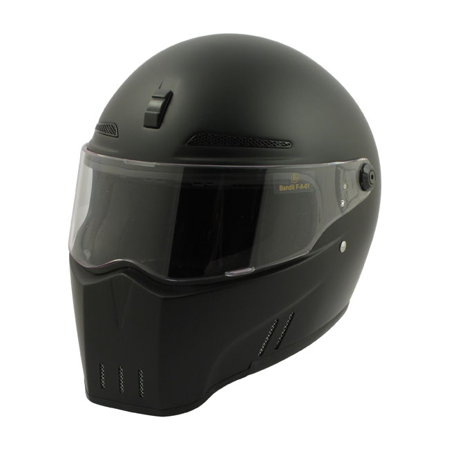 Bandit Fighter Helmet Sort Matt - www.mc-hjelmer.no